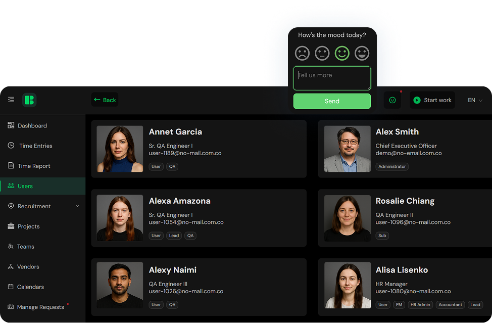 Free HR Platform for Small Businesses - TATEEDA | GLOBAL